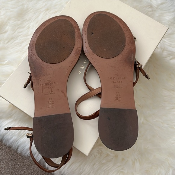 Sezane | Shoes | Sezane Low Roxanne Sandals | Poshmark